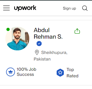 Abdul Rehman – Website Developer